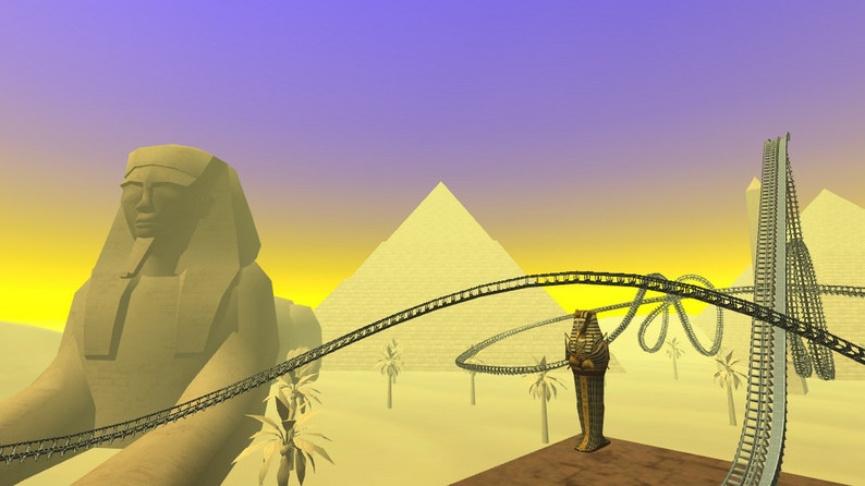 Egyptian Pyramids VR Roller Coaster by The Lonely Developer