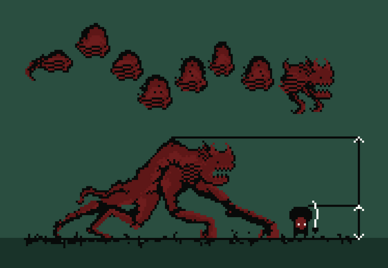 Afro Samurai Dude Pixel Art Book by Black Duck Overlord