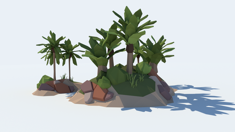 Low Poly Tree Pack by Broken Vector