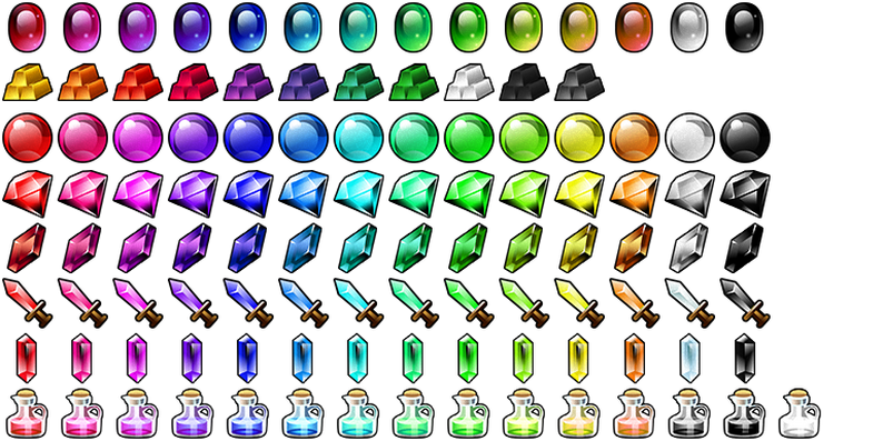 RPG Maker FES - Iconset Recreation by LadyLuck