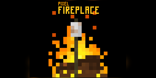 Pixel Fireplace by Ted Martens