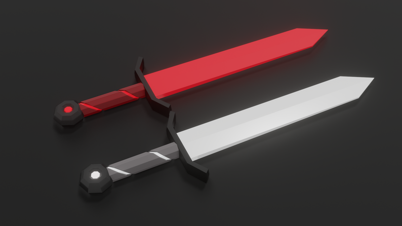 Low Poly Swords by Lambda Games