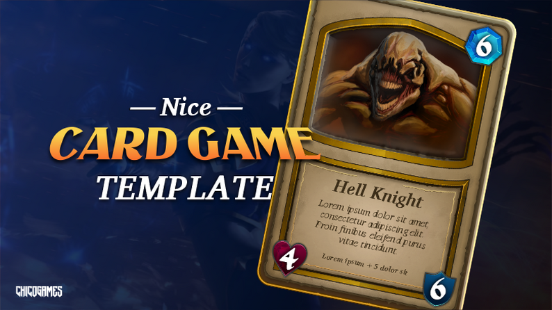 Nice Card Game Template by chicogames