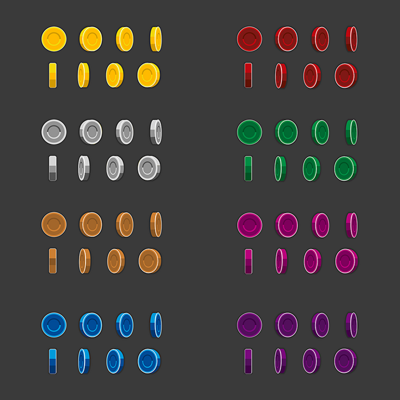 HUD And Buttons Flat Pack by studiofg934