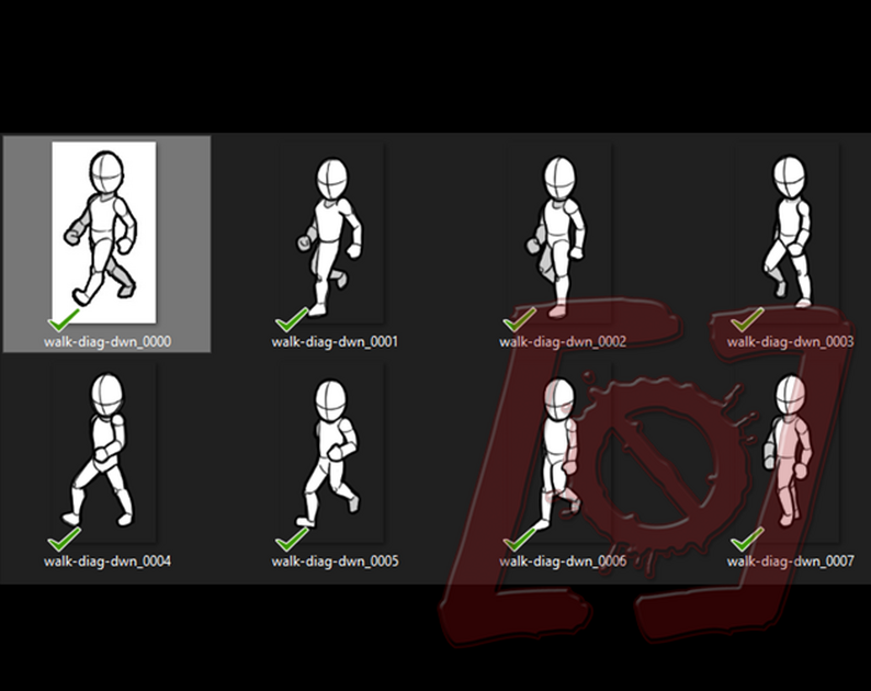 8 Direction Animated Isometric Sprite (Base) by [No]Hero