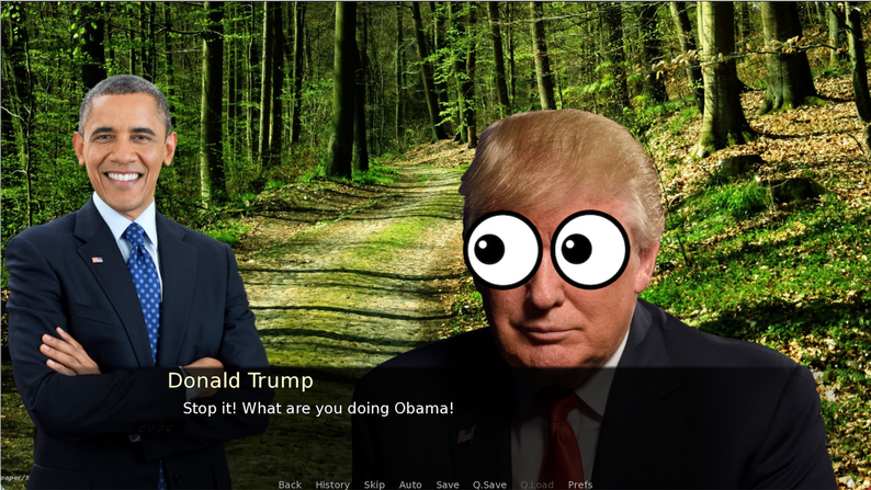 Trump And Obama's Great Adventure by EssenceOfAHero