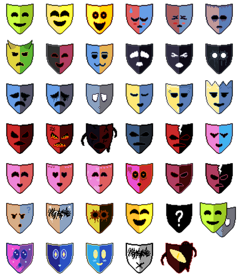 Emotion Masks by Dark Peace