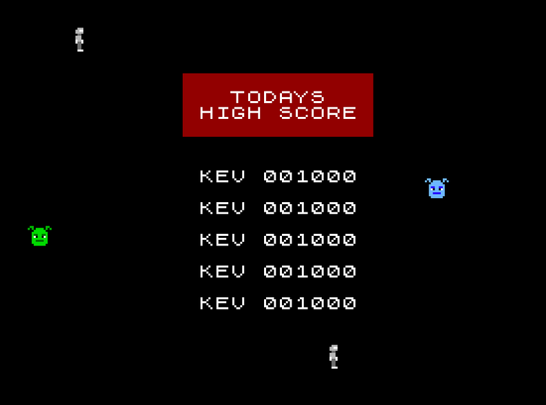 SPACE SPLAT (ZX Spectrum Next) by Kevman3D