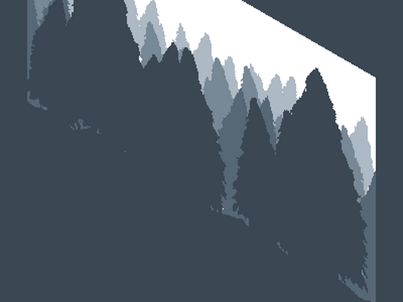 Pixel Valley | Winter Forest (16x16) by Kauzz