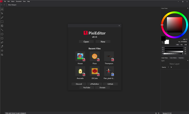 PixiEditor - Pixel Art Editor by PixiEditor Organization, cpk, flabbet