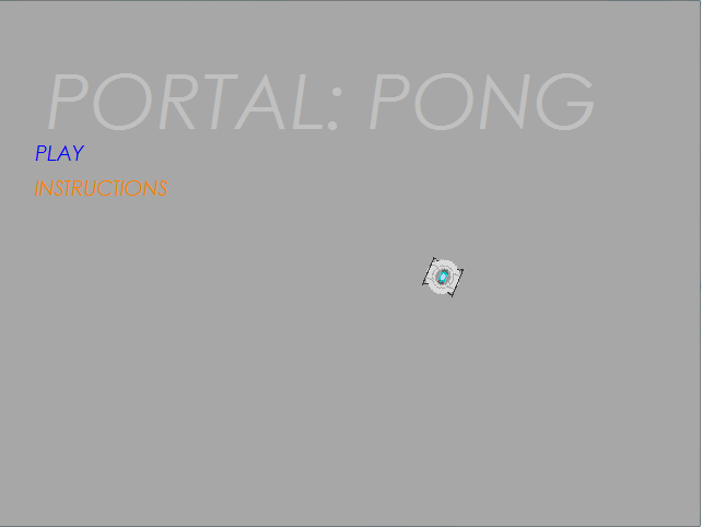 Portal: Pong by Renjamin