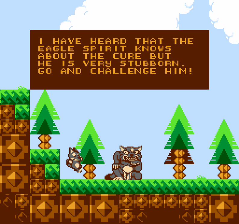 Wolf Spirit - NES Game by valdirSalgueiro