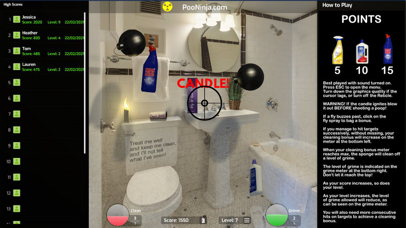 Poo Ninja by Galactic Games Studio