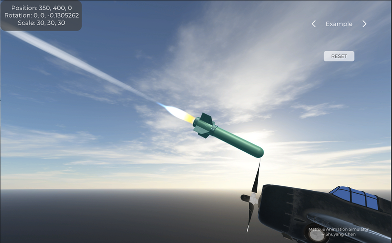 Matrix & Animation Simulator by Rozay Chen