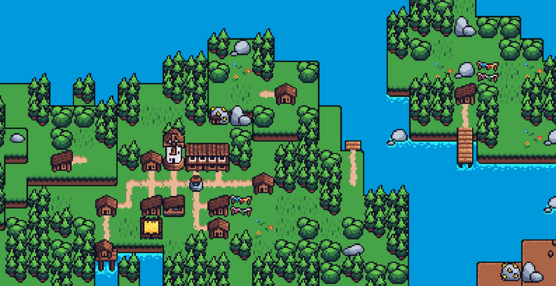 Pixel Island by HexagonNico