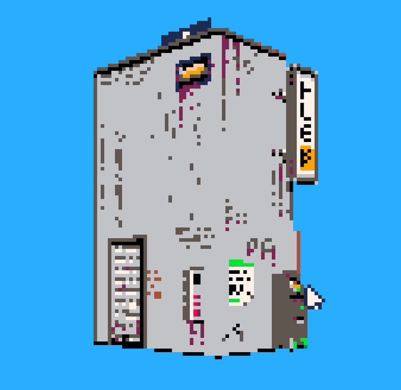 [picoCAD] HUE BR Store & Café by Mateus Bergamin