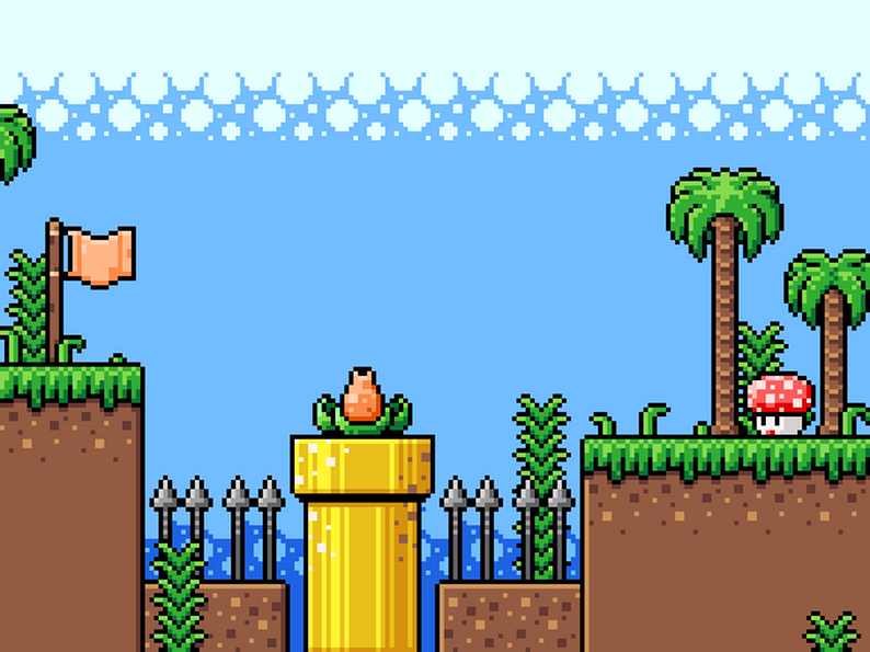 Cartoon Classic - 16x16 Mario-Like Platformer Assets by VEXED