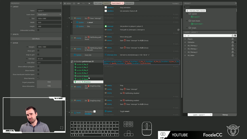 Intercept Moving Objects! Smarter Enemy Movement Tutorial by FoozleCC