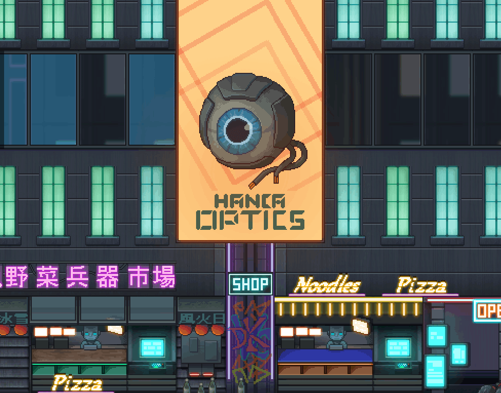 Winlu Cyberpunk Tileset - Exterior by WinLu