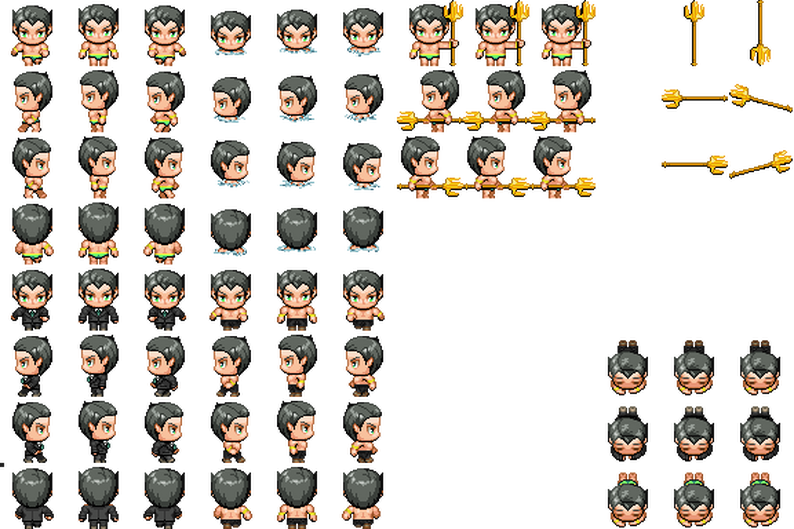 Marvel Fantastic Four Character Sprites & SV Battlers by GalacticGod