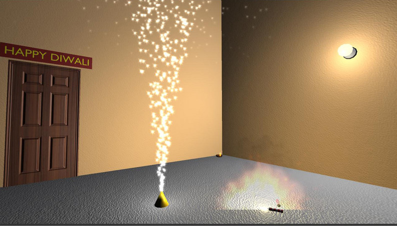 Happy Diwali - Firecrackers Simulator by Gurpreet Singh Matharoo