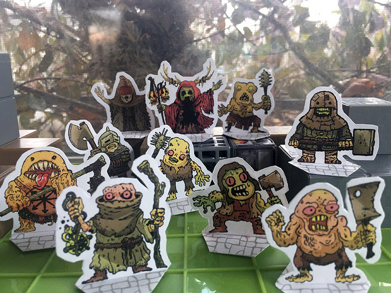 Armies of Men: Paper Miniature Forest Mutants by Middlewest Goblin ...