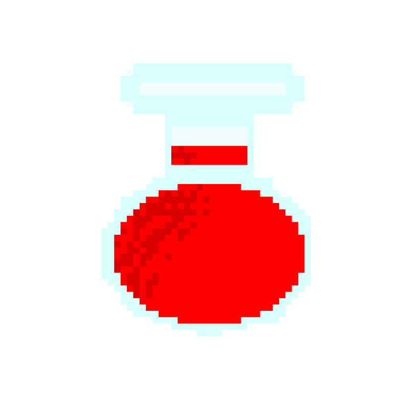 Potion [free pixel art] (Colors Red and Green) by AKking_YT