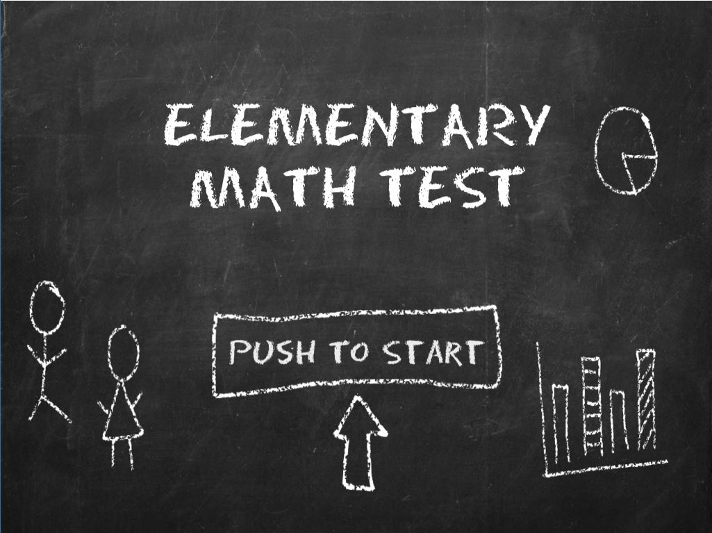 Elementary Math Test by Hallow Games