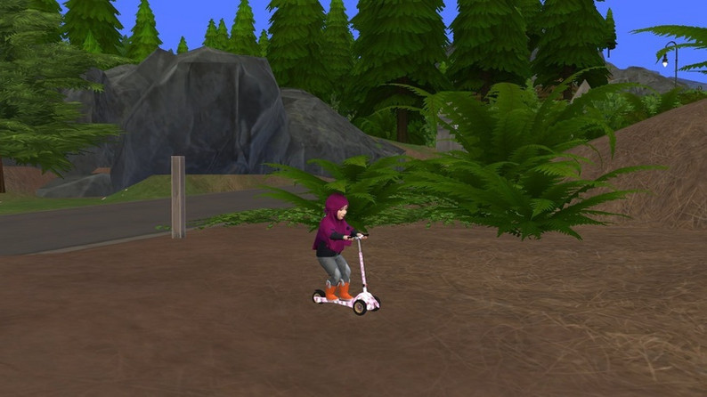 the sims 4 cc scooter and sketboard for adult, kids, and toddler by ...