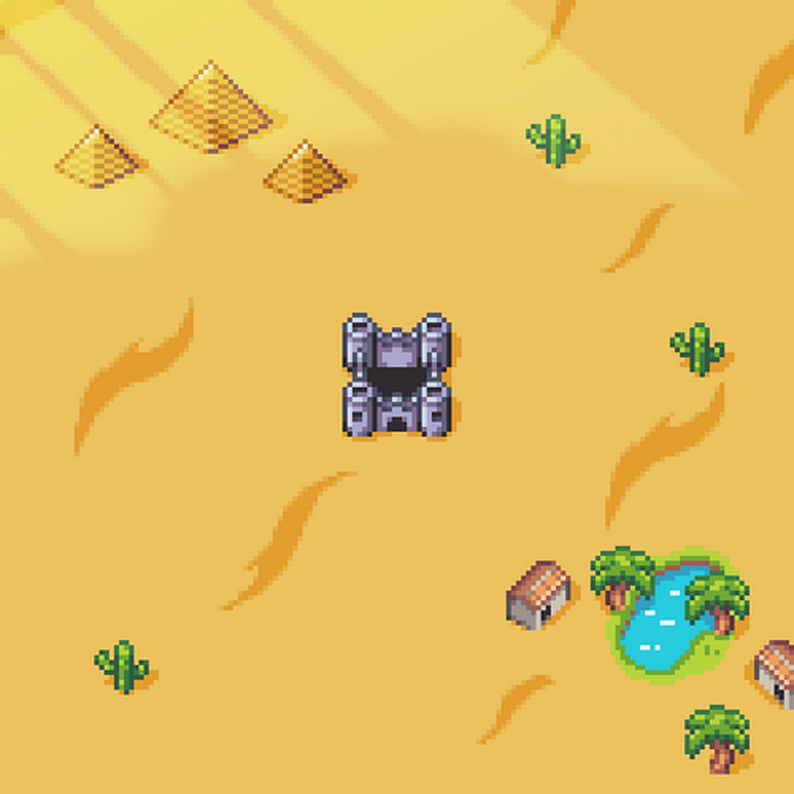 RPG asset tileset overworld pack (Super Retro World by Gif) by Gif