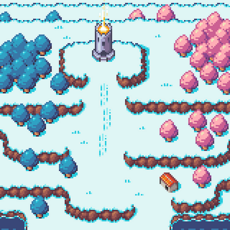 RPG asset tileset overworld pack (Super Retro World by Gif) by Gif