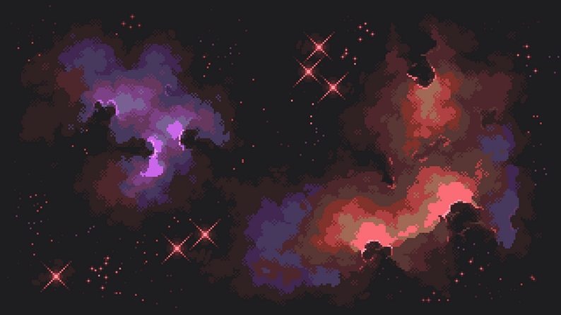 Space Backgrounds Pixel Art Pack by Norma2D