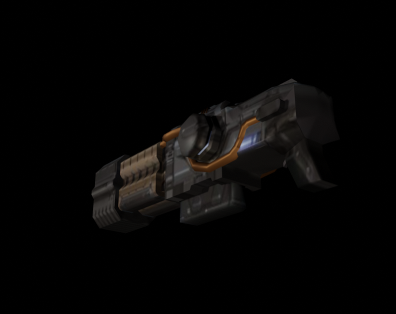 PS1 Style doom eternal plasma gun rifle by 3JUP1T3R