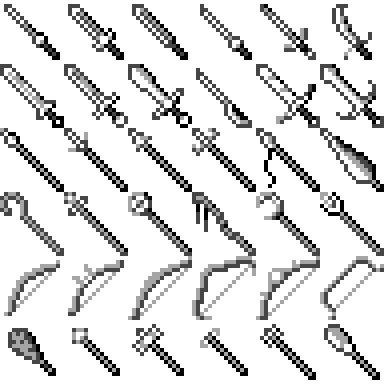 4-Color Weapon Pack by Alex's Assets