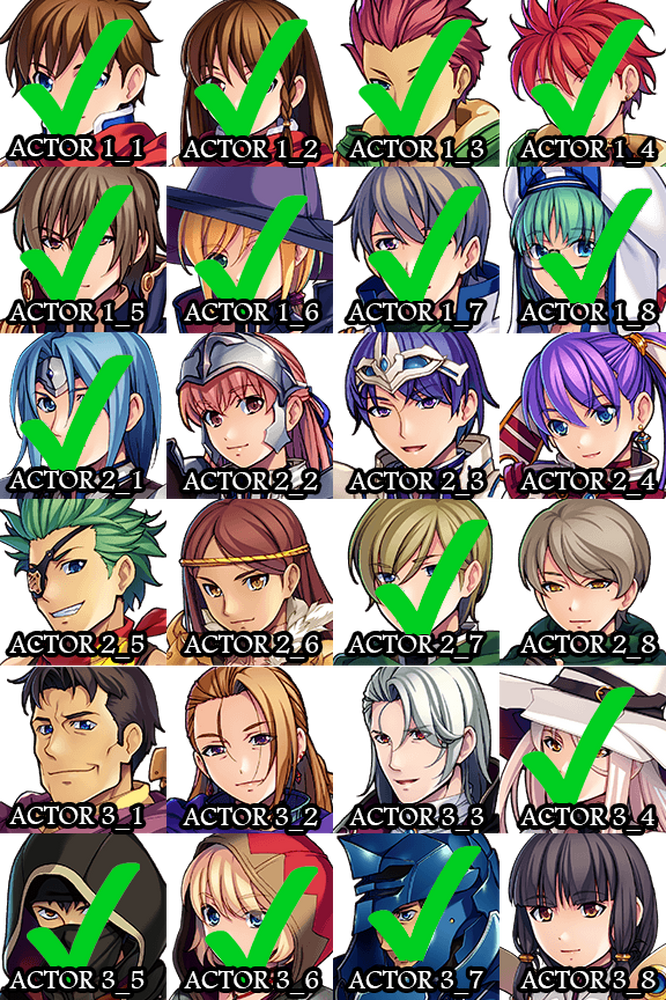 RMMZ Battlers by Low