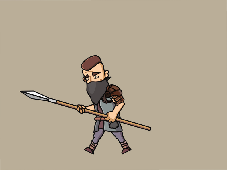 spear man by andr