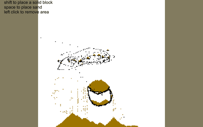 Sand Falling simulation by drollestprawn4