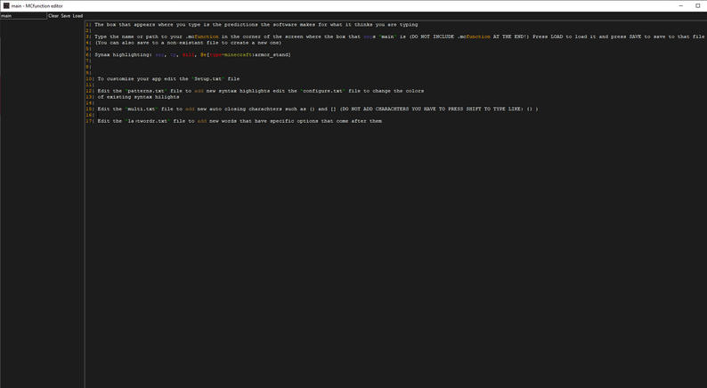 MC Function Editor by Re-Programmed