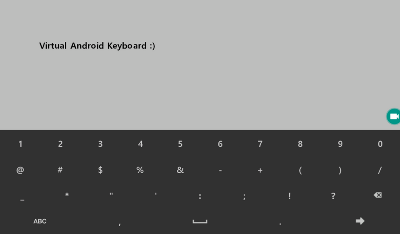 GameMaker Studio Virtual Keyboard by poblano