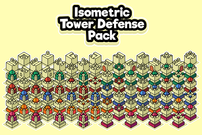 Isometric Tower Defense Pack by Artyom Zagorskiy