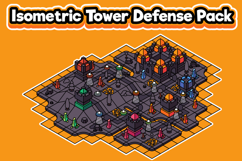 Isometric Tower Defense Pack by Artyom Zagorskiy