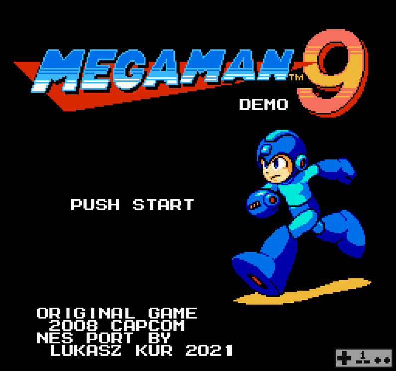 Megaman 9 NES demo by lukaszkur