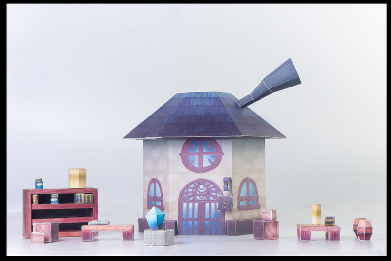 Small Village Papercraft Bundle by Papelchemy