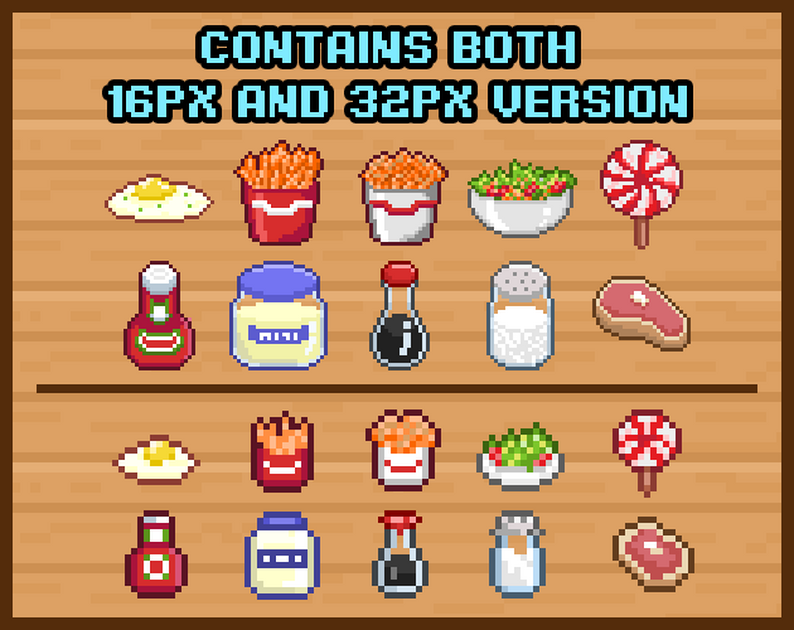 Pixel Household Icons by DyLESTorm