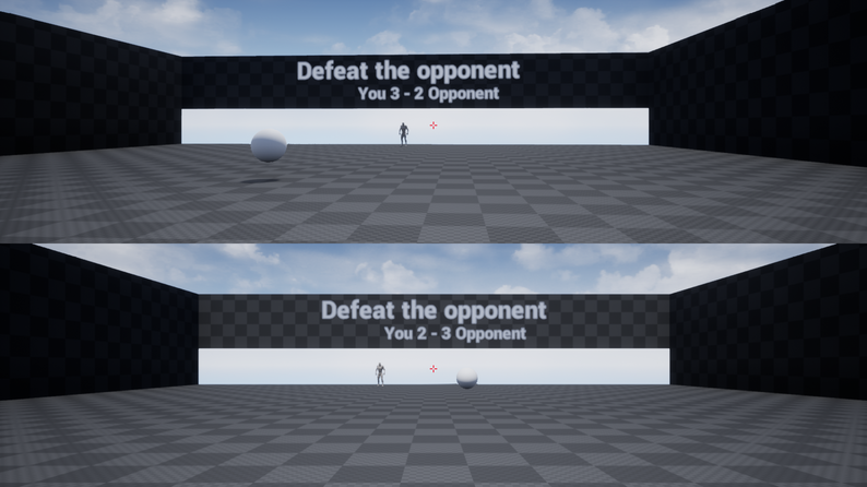 First Person Pong by Davide Valentini