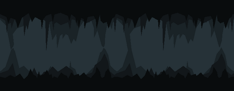 Pixel Art Cave Background by Lil Cthulhu