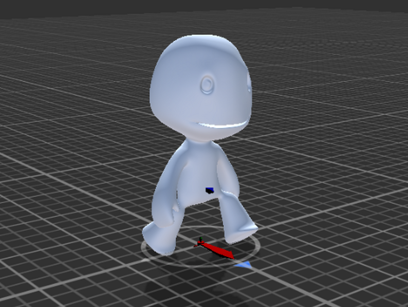 Doll Character Rigged with Basics Animations by Massimo Tavazzani