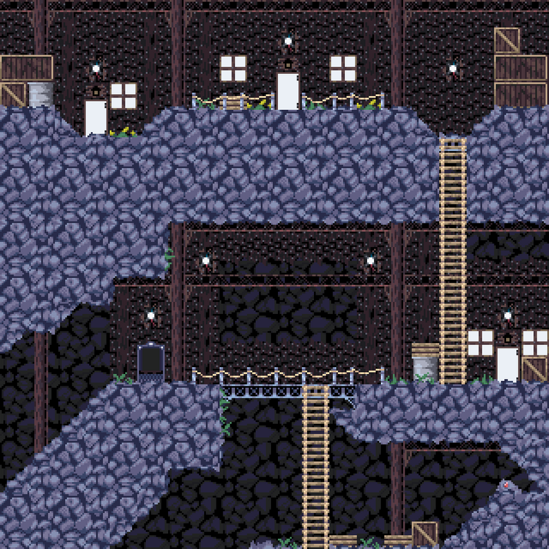 Cave TileSet by StressfulAsian