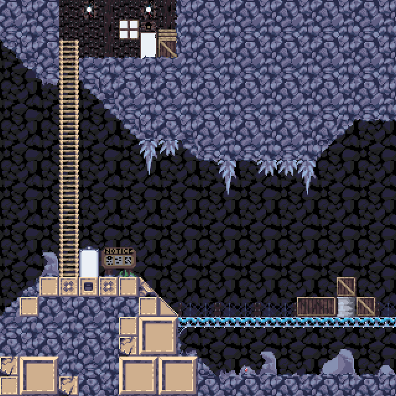 Cave TileSet by StressfulAsian