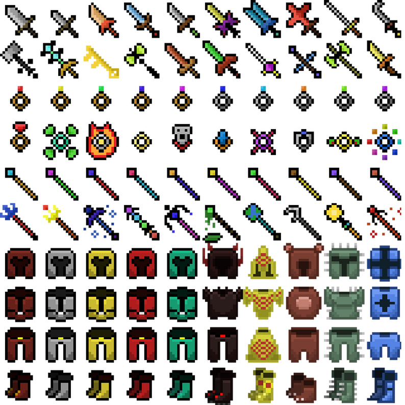 RPG Fantasy Items - 16x16 by LiftyForever